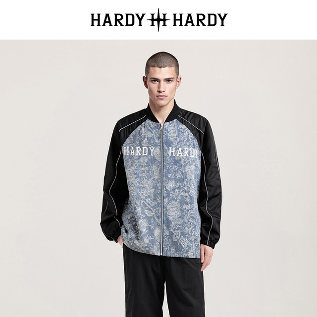 Hardyhardy new tide brand embroidery hot drill drill jackets men's ...