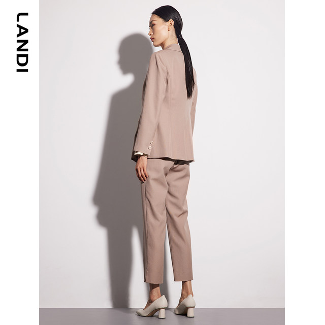 [Same style in shopping malls] LANDI Slim Fit Small Foot Suit Pants ...