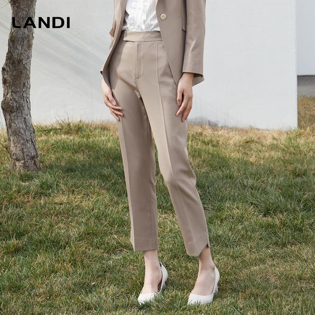 [Same style in shopping malls] LANDI Slim Fit Small Foot Suit Pants ...