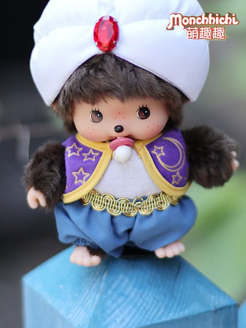 Monchhichi Meng Fun Send Girl Little Red Hat Big Gray Wolf Snow Mermaid ...