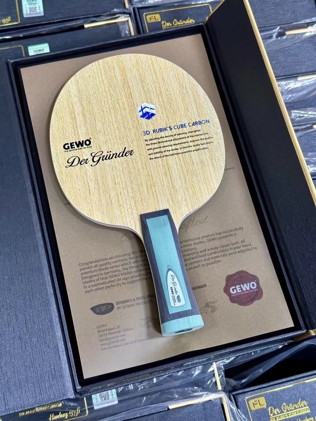 GEWO founder's external blade 3D Rubik's Cube fiber professional table ...