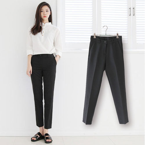 Korean spring, summer, autumn and winter small feet suit pants for ...