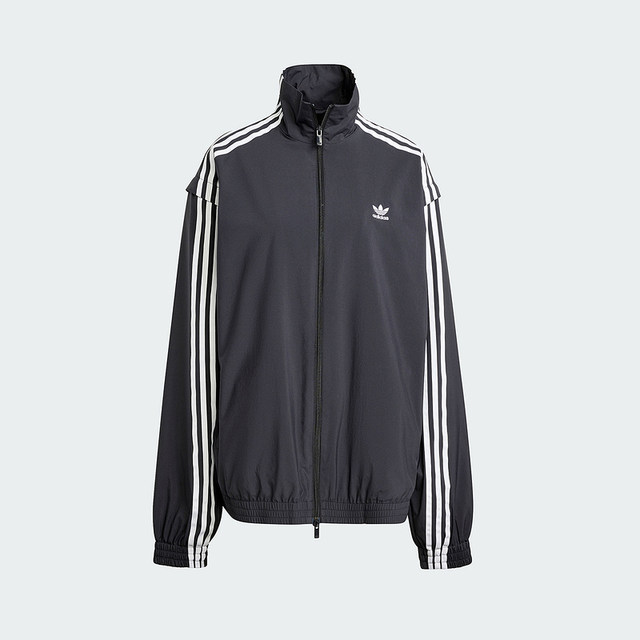 Adidas Clover Women's 2024 Autumn Removable Sleeve Loose Woven Sports ...