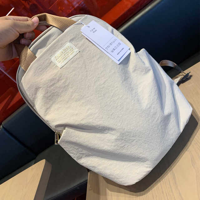 24 New Authentic Fr Lightweight Simple Casual Soft Waxy Milky Backpack ...