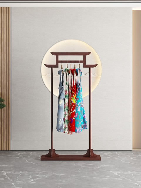 Solid wood simple cloak rack landing bedroom hanging hanger Xiuhe ...