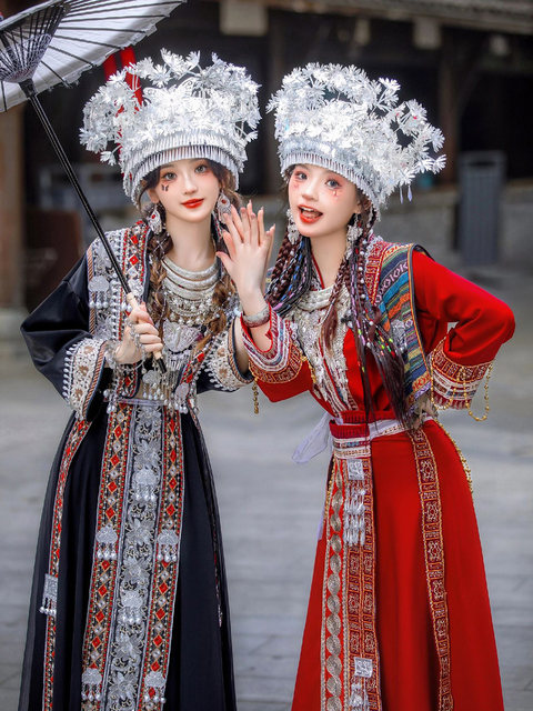 Best friend Miaojiang girl Miao ethnic costumes are popular original ...
