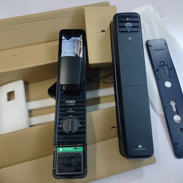 Deschmann Q50MproQ50FMAX Sentinel smart lock 3D face visible cat eye screen fingerprint lock ...