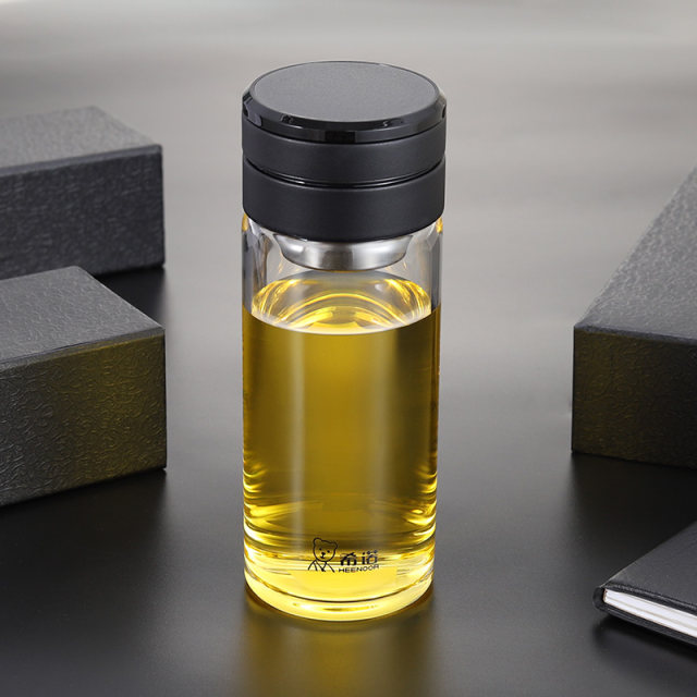 Sino tea separation glass new men's large -capacity tea cup high -end ...