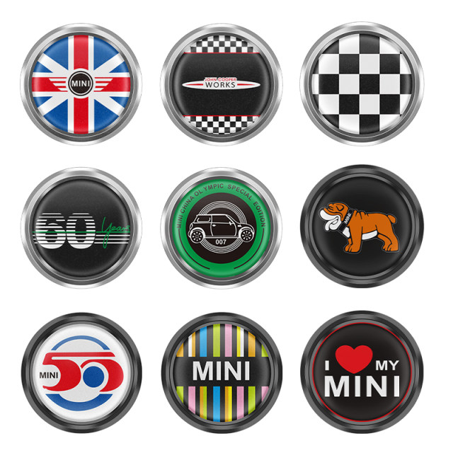 Mini mini mid-grid logo cooper personalized modified nameplate logo ...