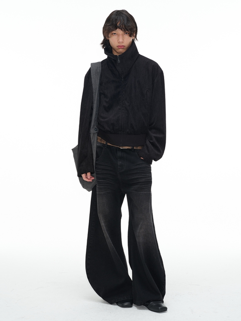 JCAESAR Stand-Up Jacket Pocket Orchid Litto Panel Pit Bar Cordon Cordy Essence Mattering Two