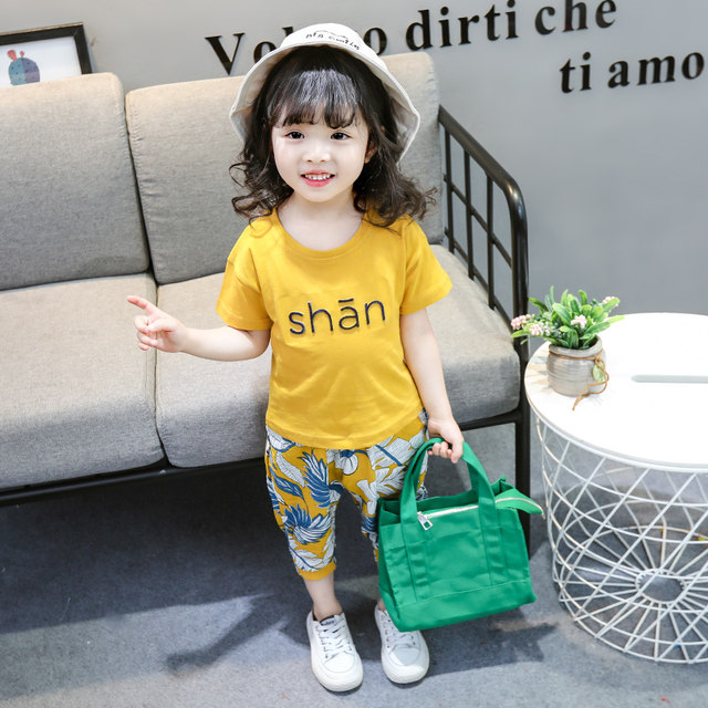 Baby Summer Clothes for Girls Aged 1-3 Years Suit Fashion 0 K-style 2 ...