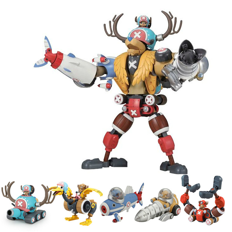 Animation Chopper Five-Piece Robot Figure | One Piece King Luffy Doll ...