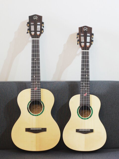 Fun playing Realsun Ruisheng watermelon SC371 ukulele 23-inch beginner ...