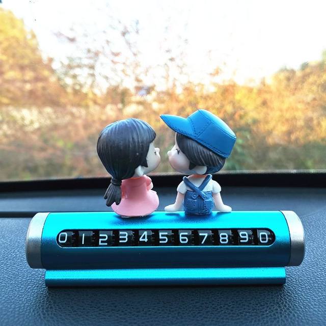 Temporary parking sign, moving phone number plate, metal roller car ...