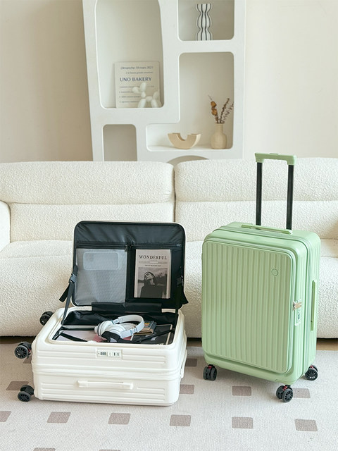 New side opening suitcase for women large capacity expandable PC ...