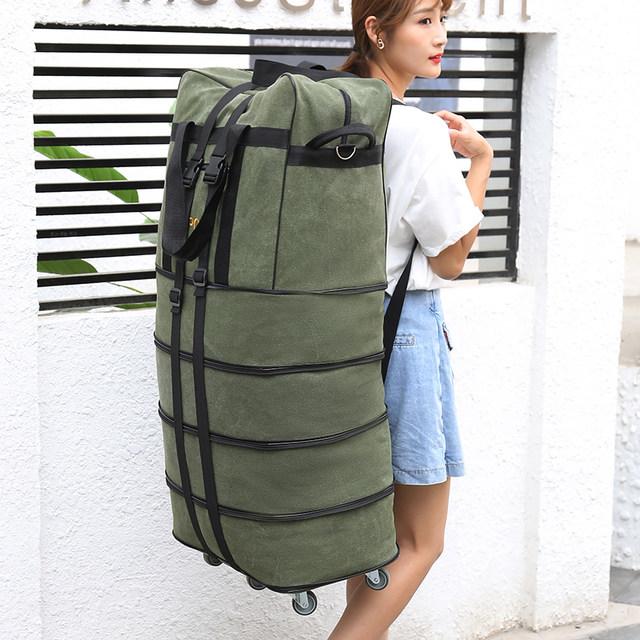 158 air consignment bag canvas luggage bag large-capacity moving travel ...