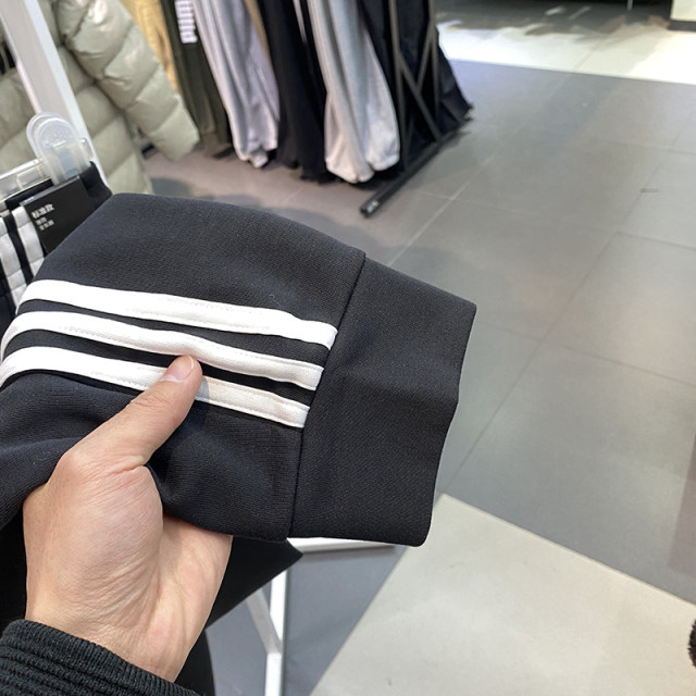 Adidas Women's Pants 2024 Spring Knitted Comfortable Sweatpants Cuffed ...