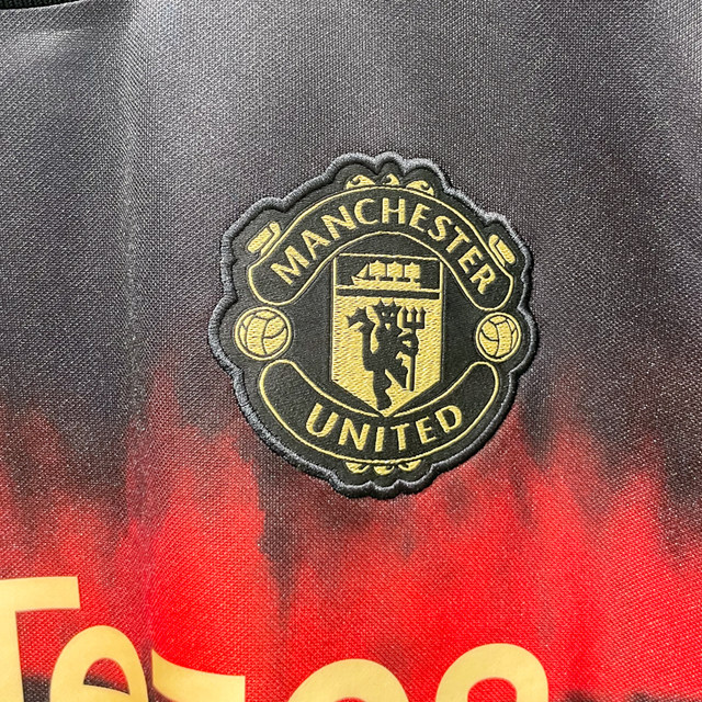 Adidas Clover Men's 2025 Spring Manchester United Tie-Dye Football ...