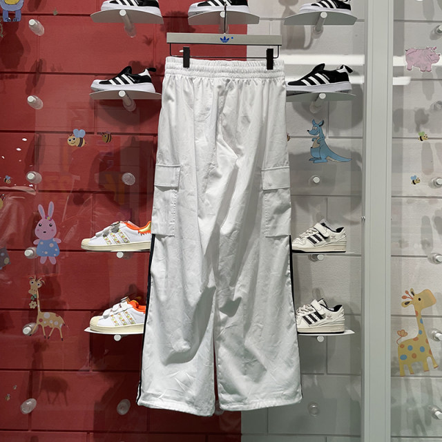 Adidas clover summer women's pants high-waist slim overalls breathable ...