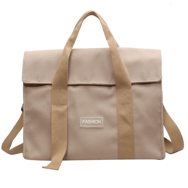 Canvas Bag Women's Large Capacity 2024 New Simple Casual Crossbody ...