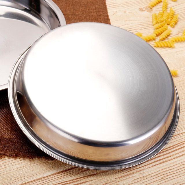 Thickened 304 stainless steel disc extra large tray cold skin gong gong ...