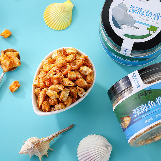 A letter of deep-sea fish bones, crispy and nutritious dried fish ...
