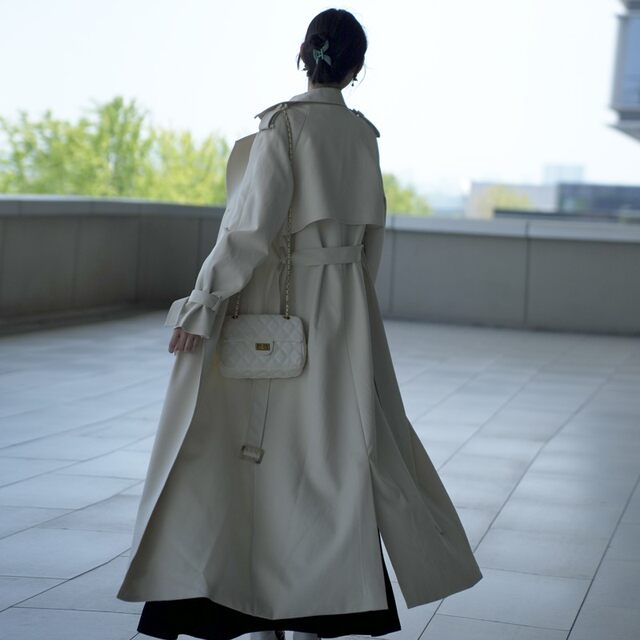 Tall extra long windbreaker women's 2024 new spring and autumn extended ...