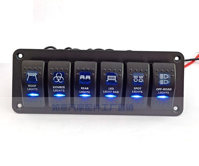Wrangler RV car modified switch panel light special off-road vehicle ...