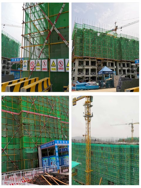 Building exterior safety net, flame-retardant dense mesh, elevator anti ...