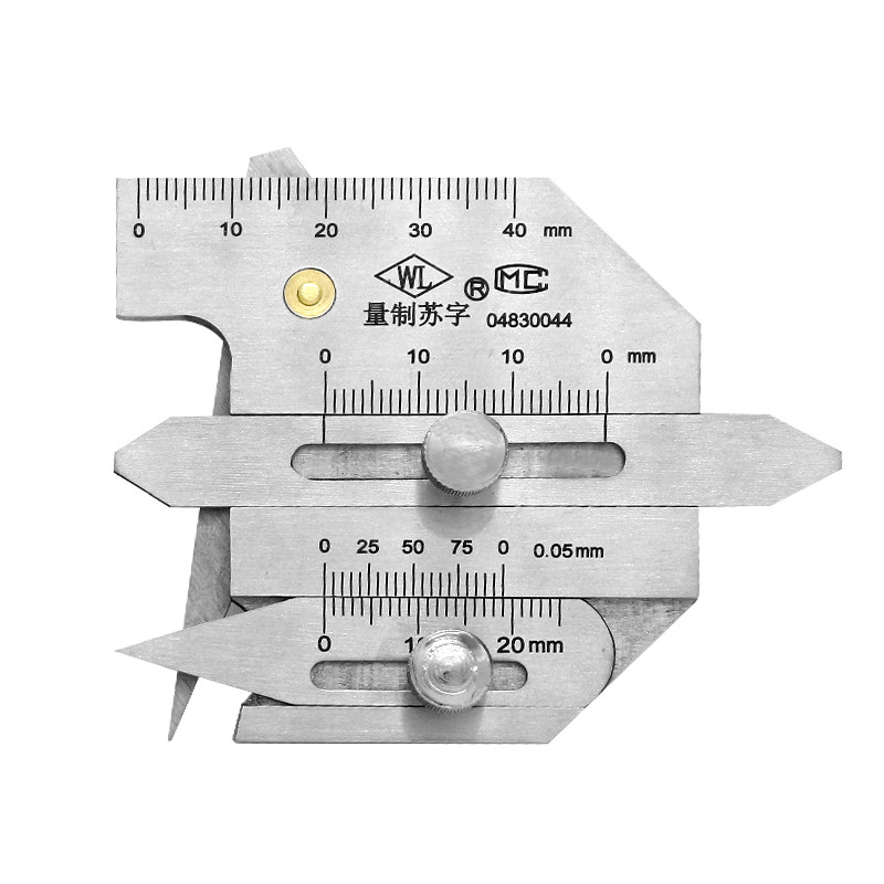 Welding Inspection Ruler HJC40 Type Corner Weld Gauge Foot Weld Gap Measurement