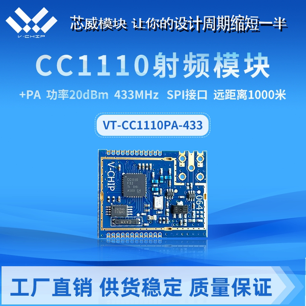 Multi-IO Pin CC1110 Module SOC Microcontroller Secondary Development ...