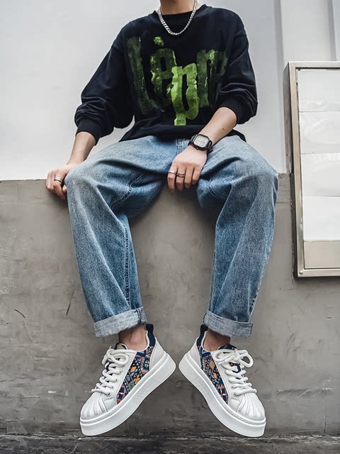 Shell shoes men's shoes summer niche new national fashion sneakers ...