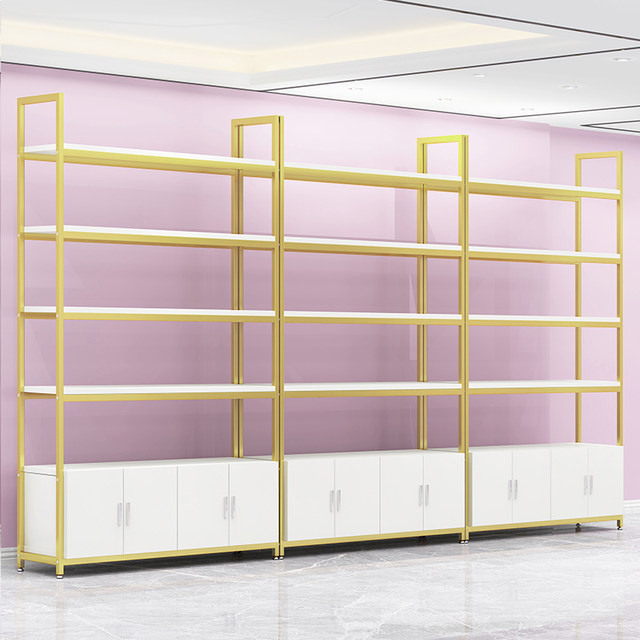 Cosmetics display cabinet beauty salon mother and baby shop product container combination nail ...