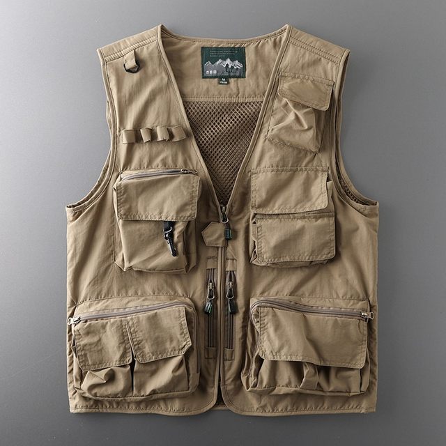 Integrated air artifact fishing vest men summer outdoor function Luya ...