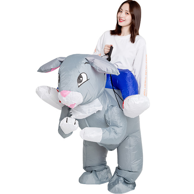 Funny cartoon walking animal mount cartoon doll costume funny rabbit ...