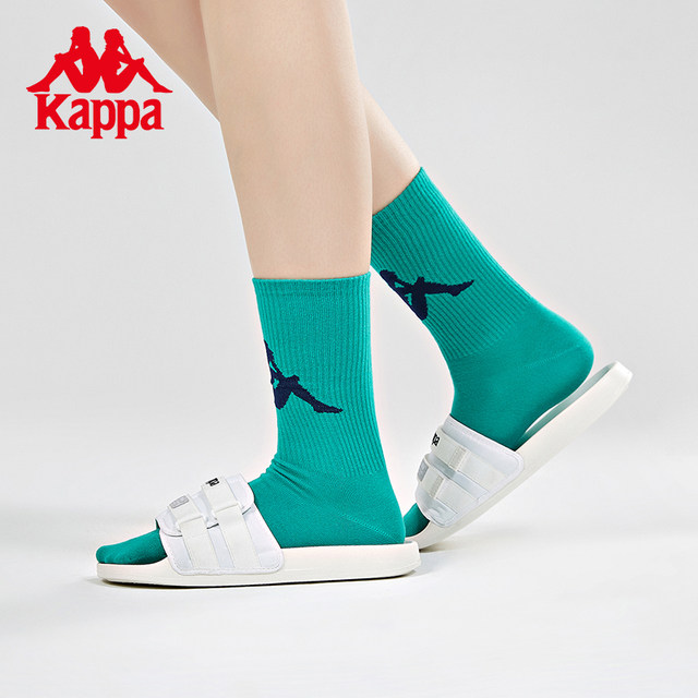 Kappa Kapa slippers couple men and women outdoor sports word slippers ...