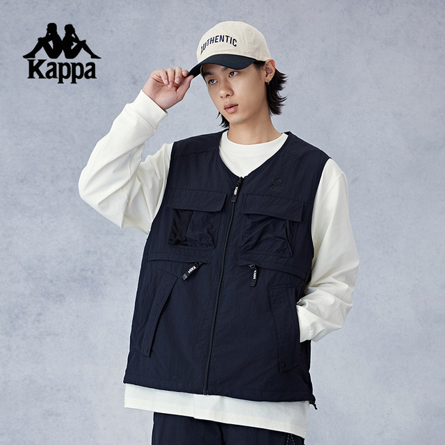 Kappa Kappa back-to-back sports woven vest sun protection vest running ...
