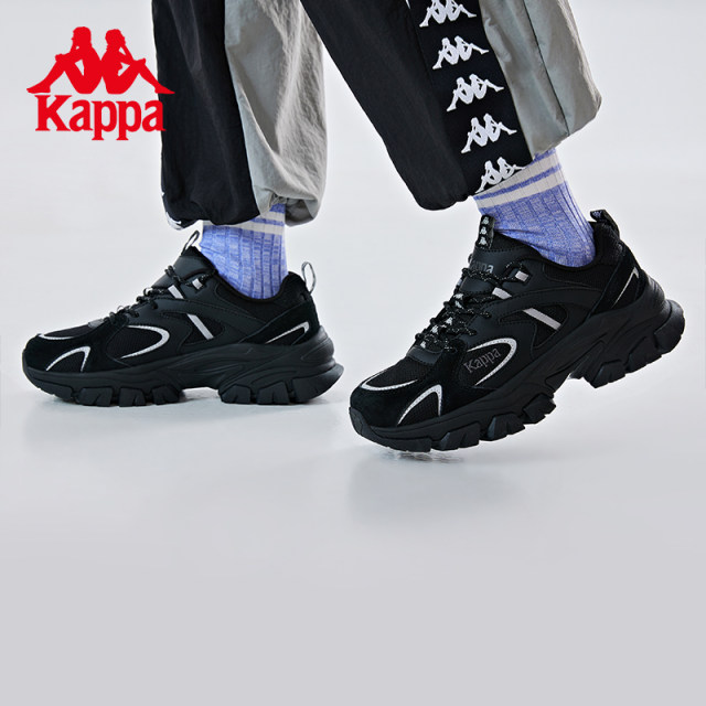 Kappa Kappa retro running shoes new couple thick-soled dad shoes sports ...