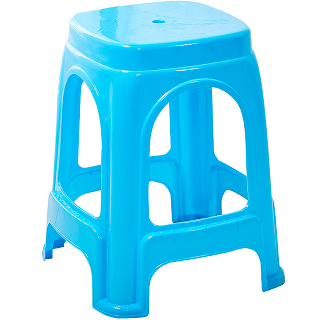 Plastic stool Household Thick Plastic Stool High Stool Red Plastic ...