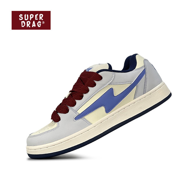 Super cool SUPERDRAG bread shoes original lightning design low-cut ...