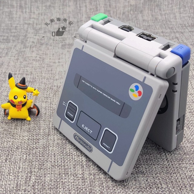 Original Nintendo GBASP game console GBA GBC SP Handheld Flip Card ...