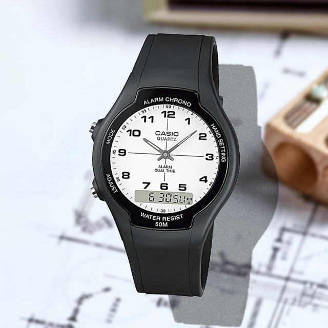 Casio men's watch casio dual display retro waterproof fashion casual ...
