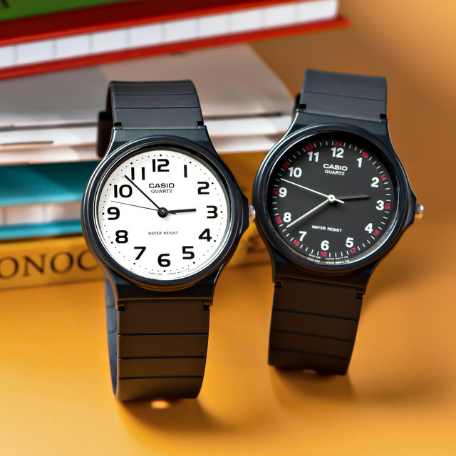 Casio CASIO student sports watch simple quartz unisex small black watch ...