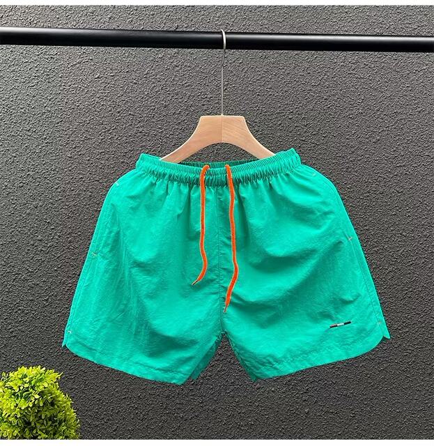 Three-point pants men's summer thin quick-drying shorts beach solid ...