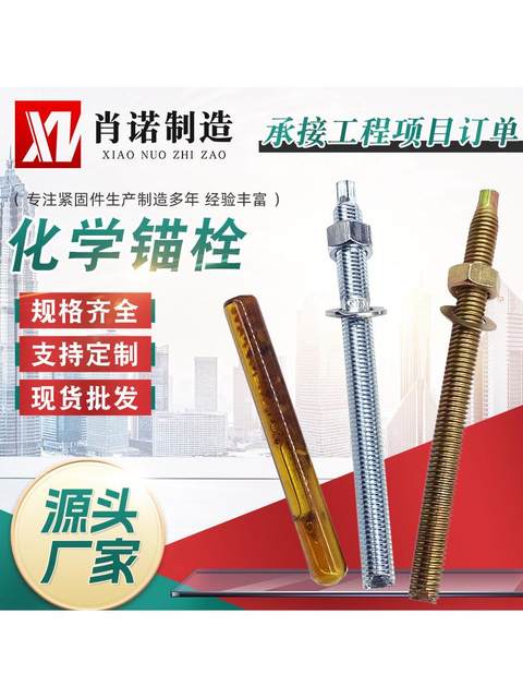 Inverted cone type chemical anchor bolt 304 stainless steel shaping ...
