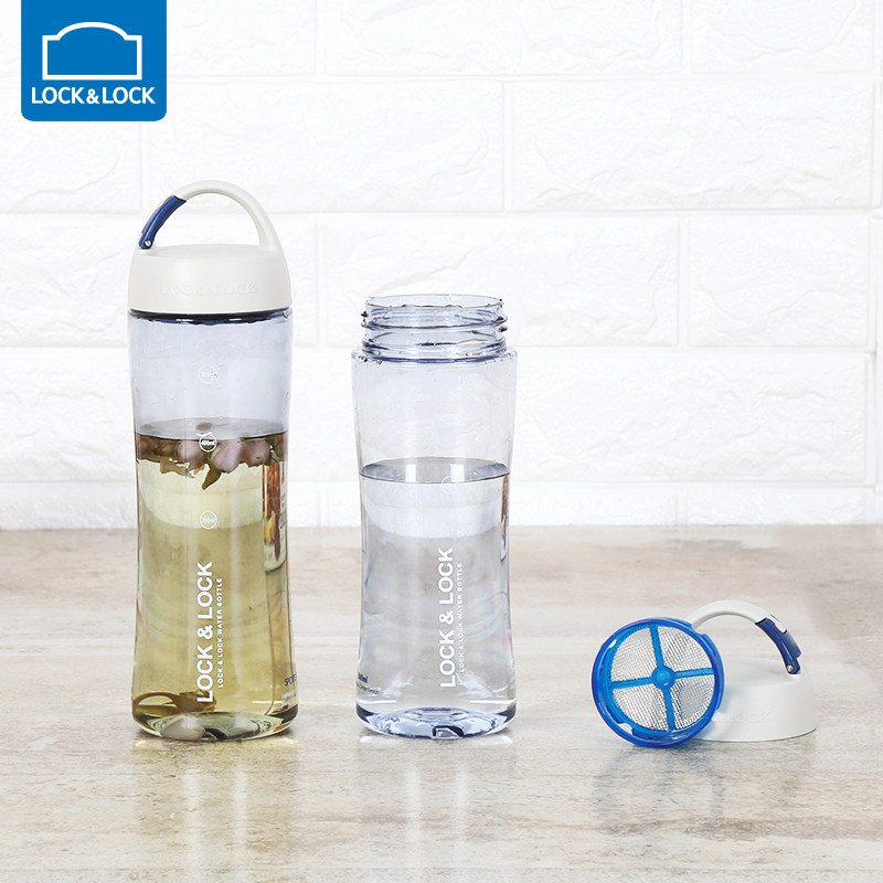 Lock & Lock Water Cup Handy Cup Sealed Leakproof Band Scale Sports Ring ...