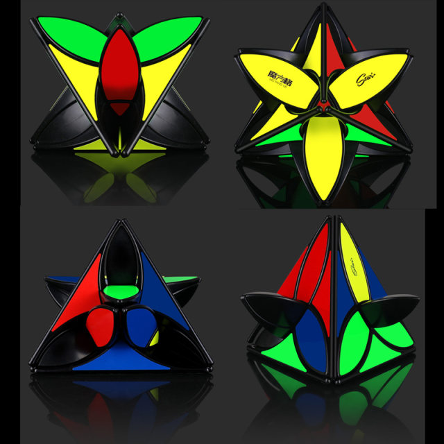 Qiyi Rubik's Cube Clover Rubik's Cube Personalized Creative Alien Magic ...