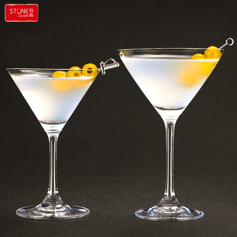 Shidao European Crystal Martini Champagne Glass - Margarita Triangle ...