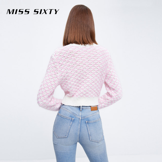 MISSSIXTY sweater temperament top small incense wind vitrus V -neck ...