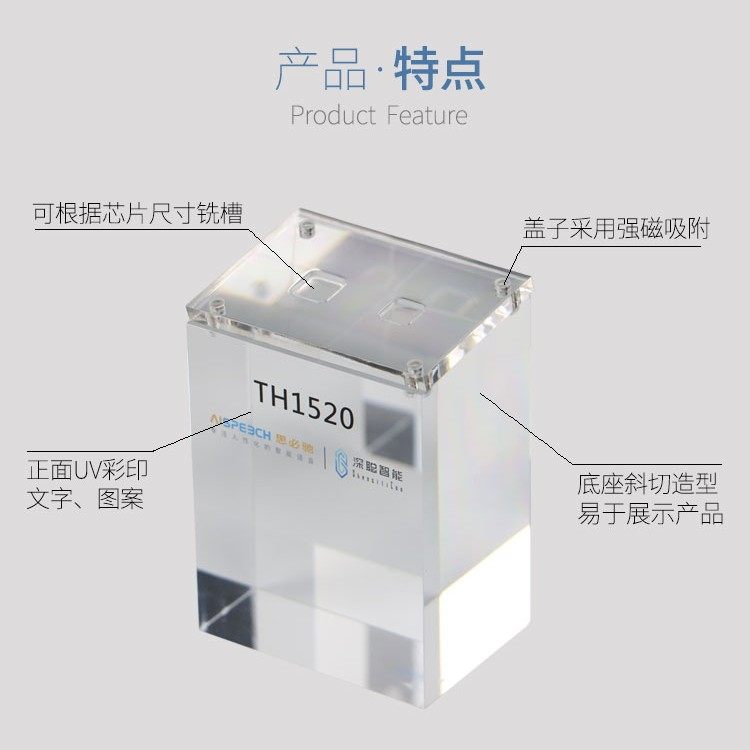 Acrylic Square Chip Display Stand - Sloped Product Introduction Display ...